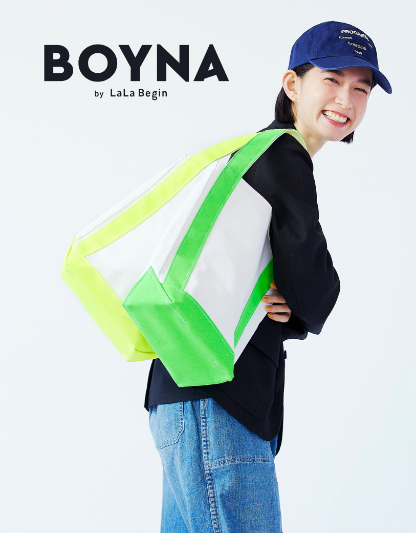 ネオンカラーで日常を彩る。【TEMBEA】LaLa Begin 別注 ネオンなBAGUETTE TOTE SMALL | BOYNA by LaLa begin（ボイナ バイ ララビギン）