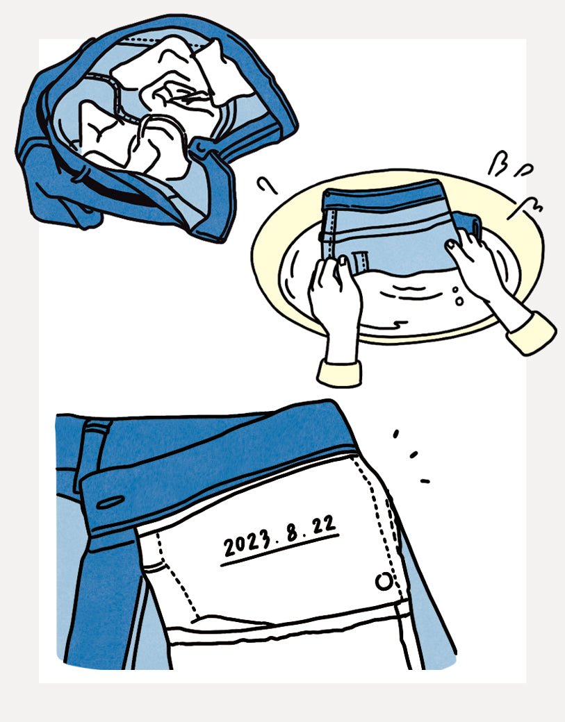 【BASIC RULES】リジッドデニムを買ったら自分だけの1本にしたい | Begin Market（ビギンマーケット）