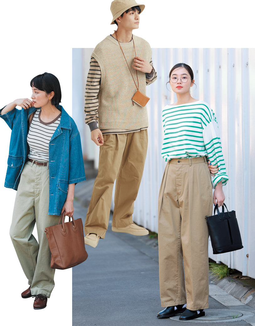 【BASIC RULES】武骨なチノに爽やかボーダーが合わないワケがない | Begin Market（ビギンマーケット）