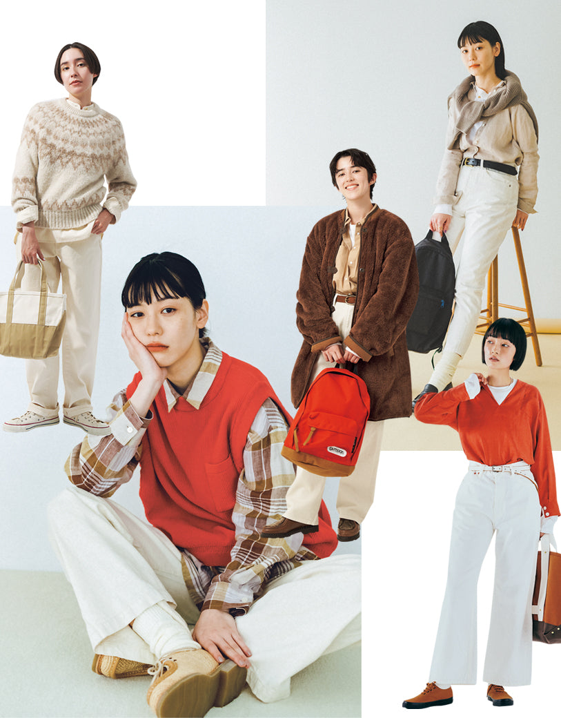 【BASIC RULES】白×〇〇でカラーの組み合わせを楽しむ。 | Begin Market（ビギンマーケット）