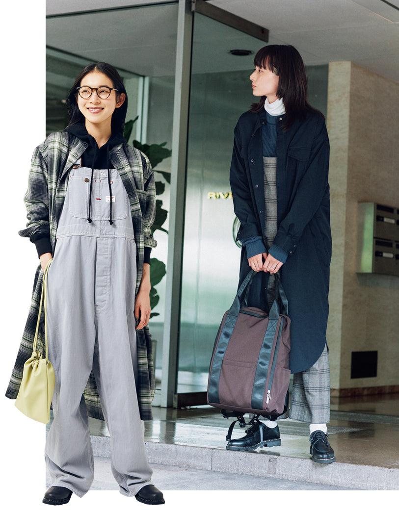 【BASIC RULES】オーバーオールはくすみカラーを選べば都会的な印象に。 | Begin Market（ビギンマーケット）