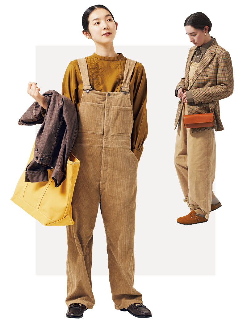 【BASIC RULES】オーバーオールはトーンオントーンでシックにまとめて。 | Begin Market（ビギンマーケット）
