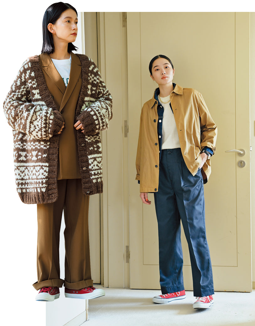 【BASIC RULES】大人のベーシックスタイルには暖色系オールスターを差す。 | Begin Market（ビギンマーケット）