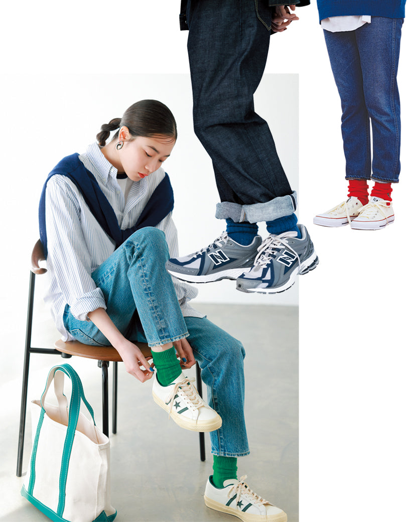 【BASIC RULES】ソックスで差す色はシューズから拾う。 | Begin Market（ビギンマーケット）